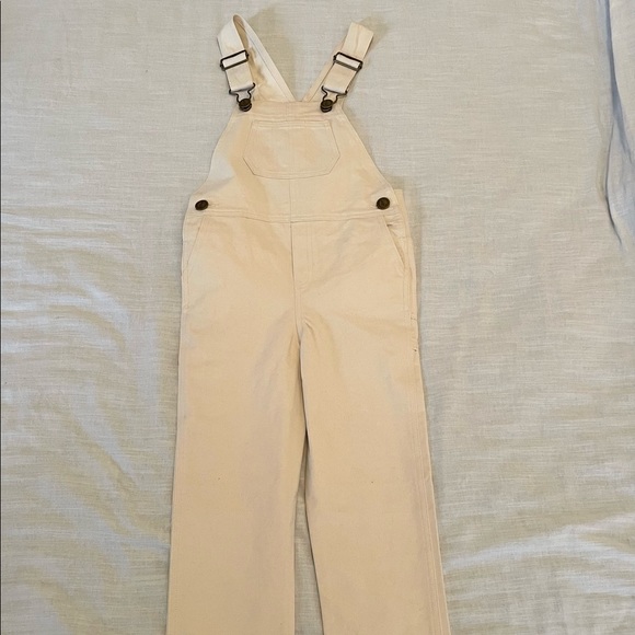 Little English | One Pieces | Little English Girls Cream Overalls ...